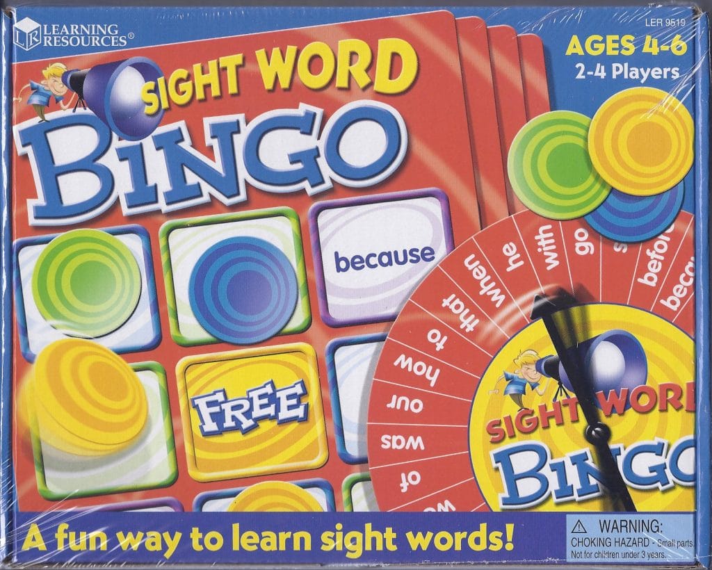 Sight Word Bingo - Partners in Education