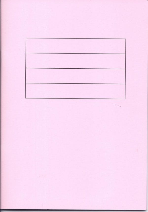 Pink Writing Book - Partners in Education