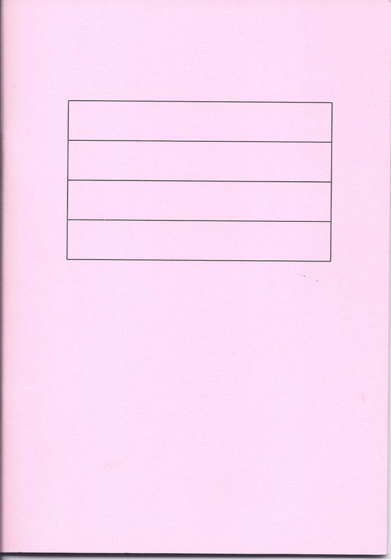 Pink Writing Book - Partners in Education