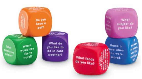 Conversation cubes - Partners in Education